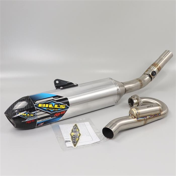 展示品 KX250F '14-'16 BILLS PIPES ビルズパイプス RE13 2mMAX フルエキゾーストマフラー(54 ...