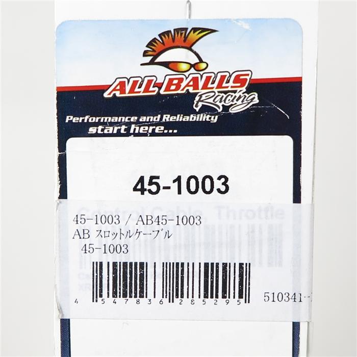展示品 CR80F/'04-'13 XR80R/'86-'03 ALL BALLS スロットルケーブル (AB45-1003) :AB45 ...