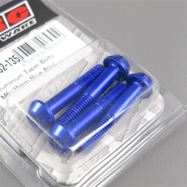 DRC M6 アルミテーパーボルト 35mm/4本 ブルー 展示品 (D58-52-135)検索/ネジ : モトボックス - 通販 - Yahoo!ショッピング