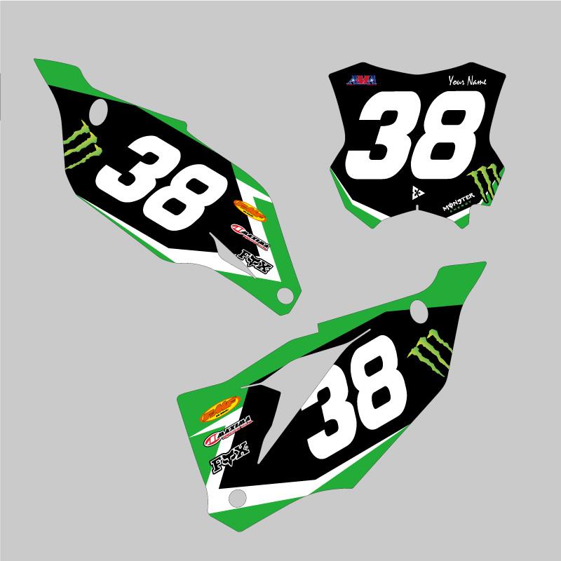 セミオーダー カワサキ KX250F'21-'24 KX450F'19-'23 ゼッケン セミオーダー カワサキ KX250F'21-'24 KX450F'19-'23 ゼッケン