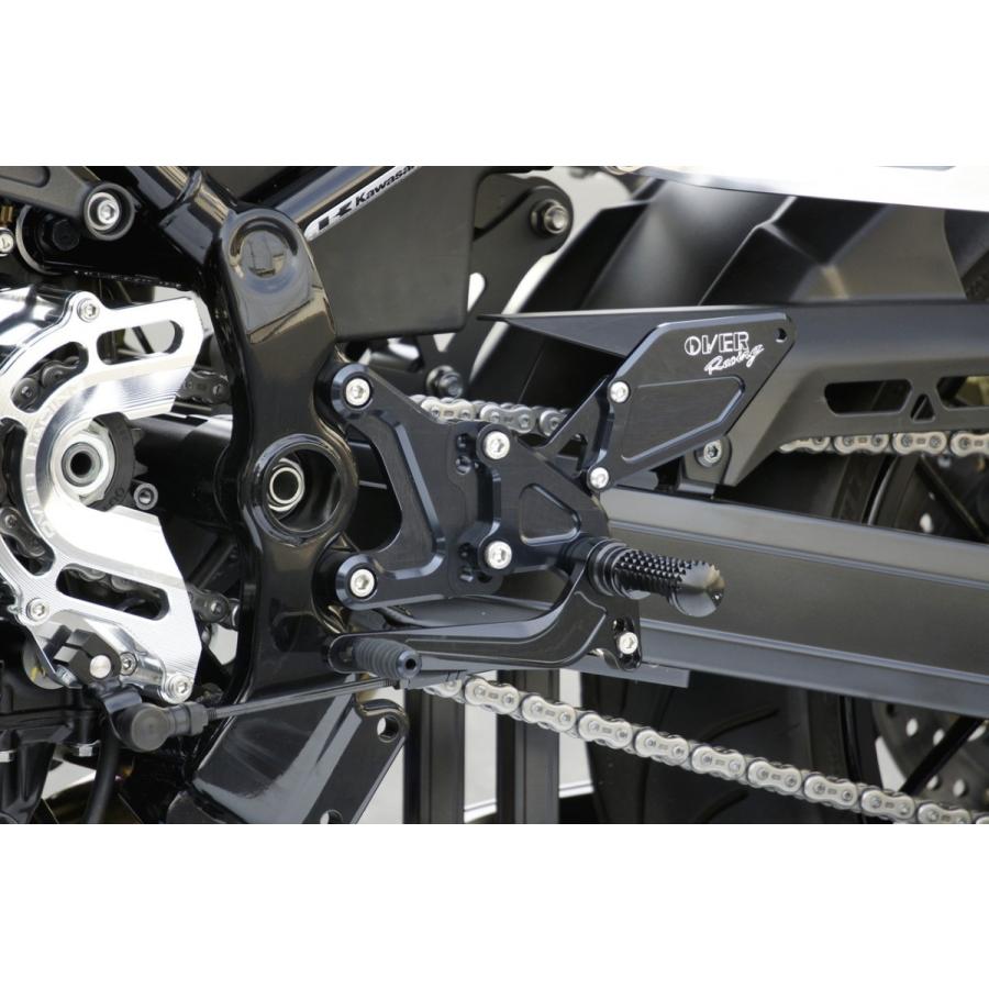 OVER RACING オーヴァー バックステップ 4ポジション ブラック OVER RACING オーヴァー バックステップ 4ポジション ブラック