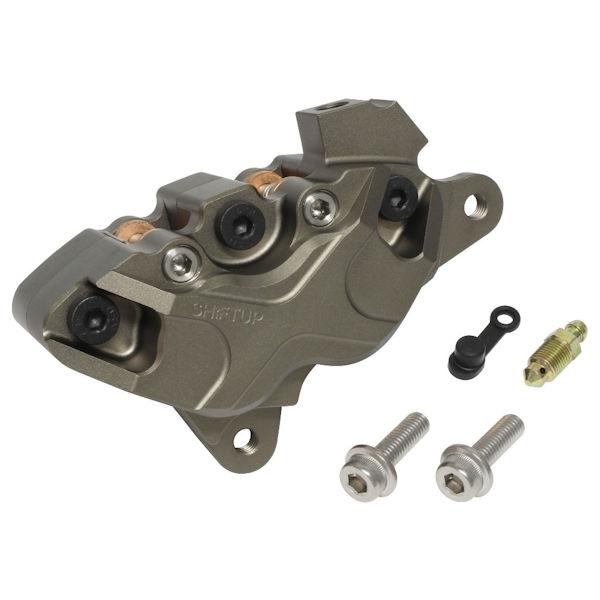 シフトアップ SHIFT UP 200255-21-10 4Pot ビレットキャリパー スモークチタン Xキャリパー GROM NSF100 ...