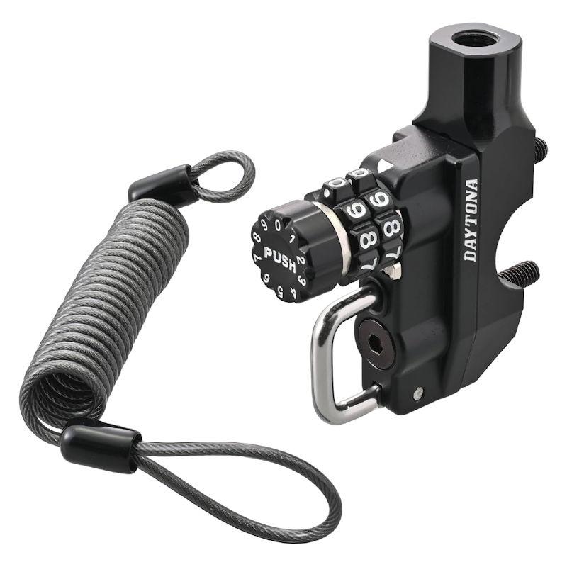 【12月中旬発売予定】デイトナ DAYTONA 49407 ダイヤルヘルメットホルダー マスターシリンダークランプタイプ ミラーホルダー付 ...