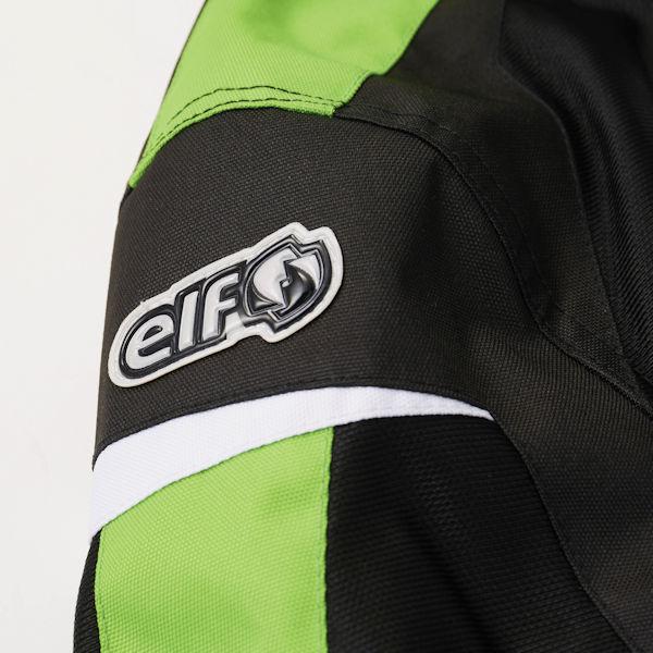 カワサキ Kawasaki純正 カワサキ×elf ライディングメッシュジャケット ブラック/グリーン M~4Lサイズ J8001-2904 J8001-2905 J8001-2906 ...