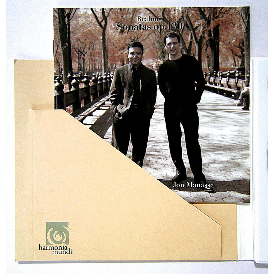 【中古】JON MANASSE , JON NAKAMATSU ジョン・マナシー（クラリネット） ／ BRAHMS : SONATAS op ...