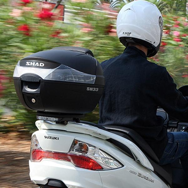 SHAD SH33 トップケース 33L (無塗装ブラック) : モトパーツ バイクカスタムパーツ 専門店 - 通販 - Yahoo!ショッピング