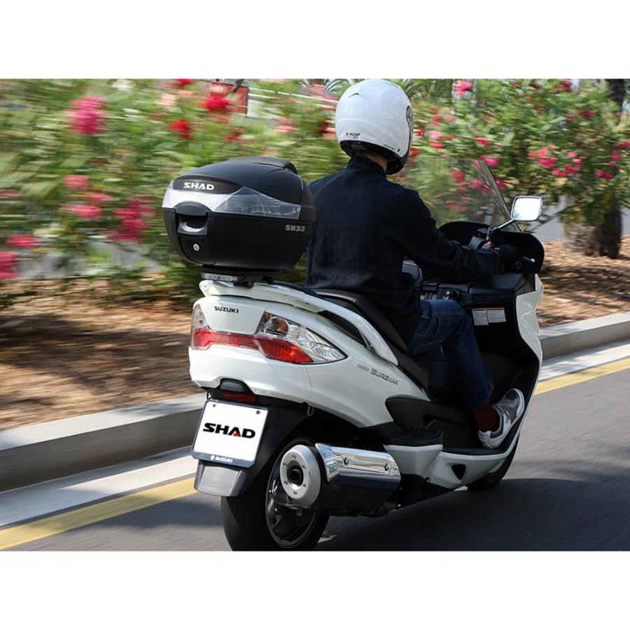 SHAD SH33 トップケース 33L (無塗装ブラック) : モトパーツ バイクカスタムパーツ 専門店 - 通販 - Yahoo!ショッピング