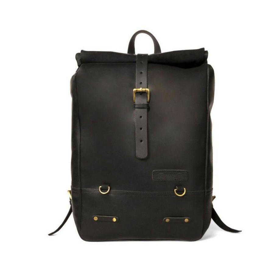 TRIP MACHINE(トリップマシン) バックパックパニア サドルバッグ レザー ブラック 汎用 : bpbl : モトパーツ バイクカスタムパーツ 専門店 - 通販 - Yahoo!ショッピング