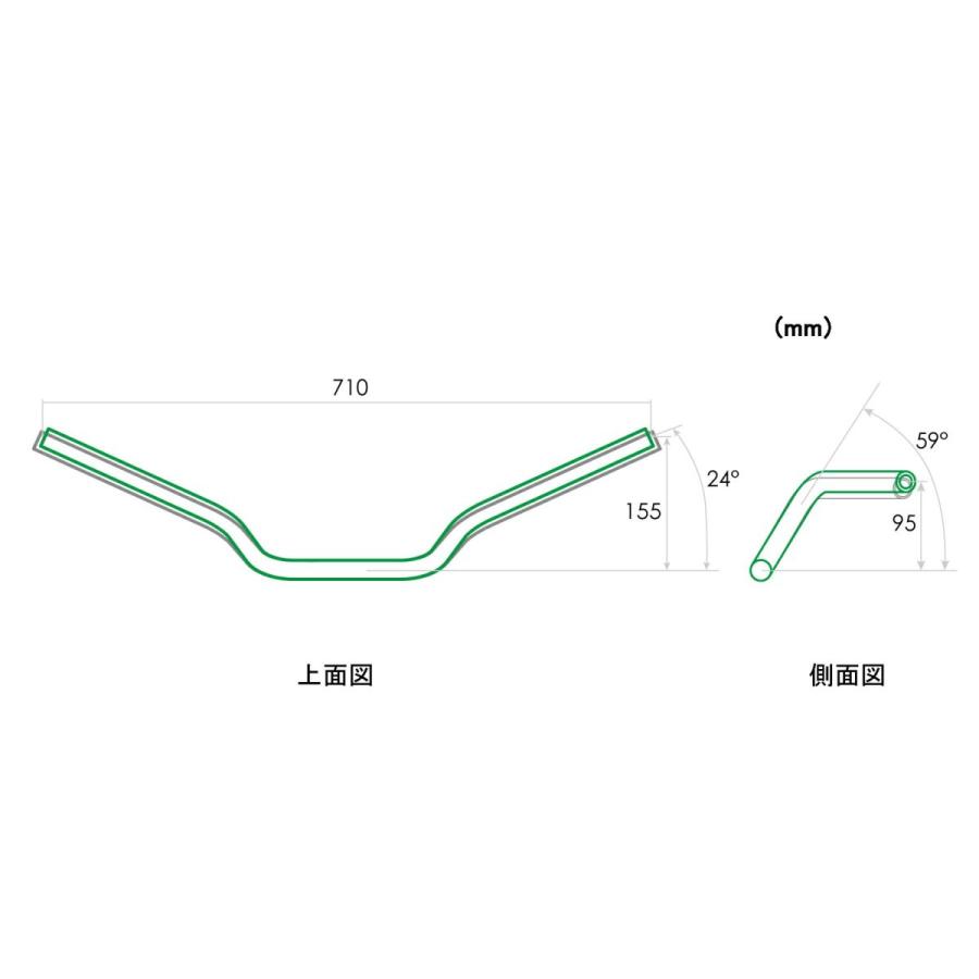 カワサキ エリミネーター/SE イージーフィットバー (ブラック) EFFEX :EBF784K:モトパーツ - 通販 - Yahoo!ショッピング