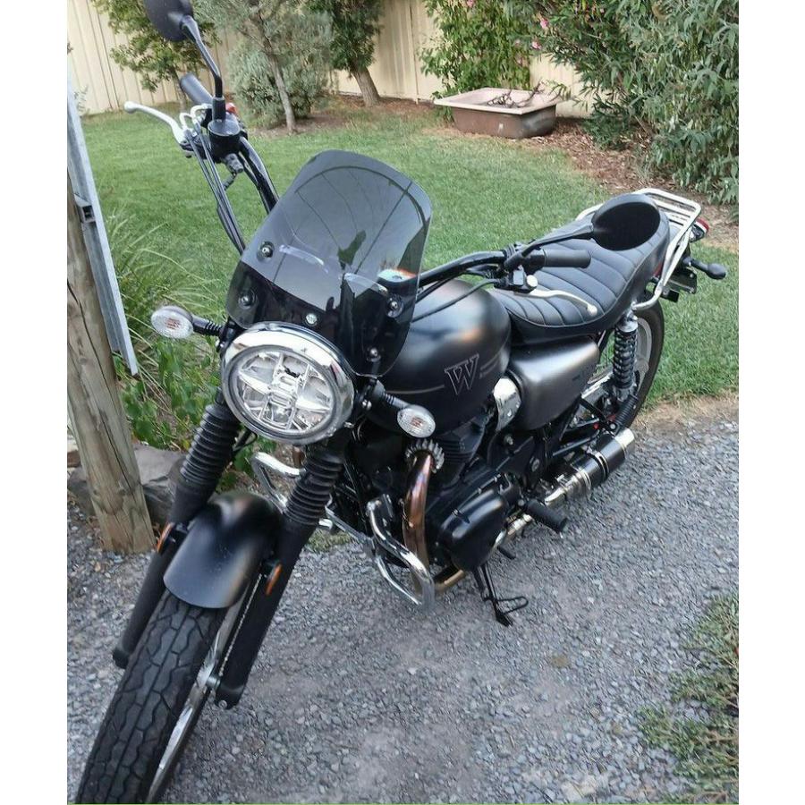 W650/W800 〜2018 スクリーン マーリンS3 ダークスモーク DART FLYSCREEN : モトパーツ バイクカスタムパーツ 専門店 - 通販 - Yahoo!ショッピング