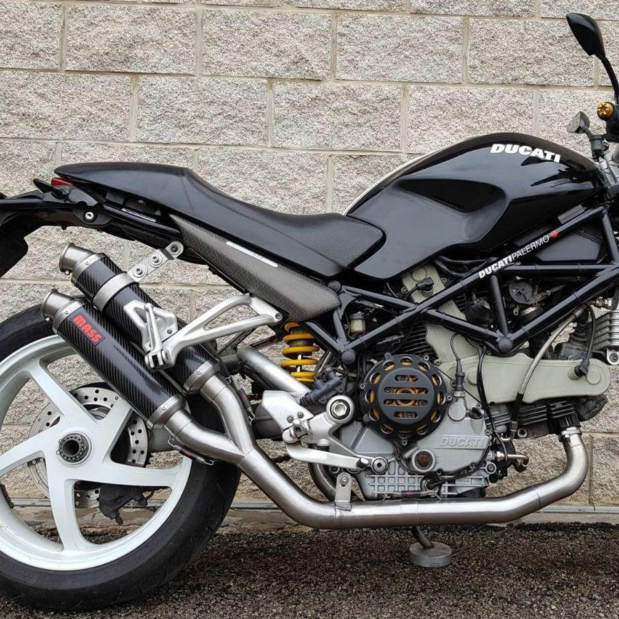 ドゥカティ モンスターS2R 1000 2in2 フルエキゾーストマフラー MASS Exhaust : モトパーツ バイクカスタムパーツ 専門店 - 通販 - Yahoo!ショッピング