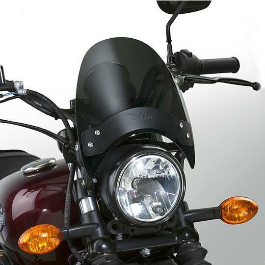 National Cycle Flyscreen ウィンドシールド ストレートブラケット ダークスモーク/ブラックマウント TRIUMPH ...