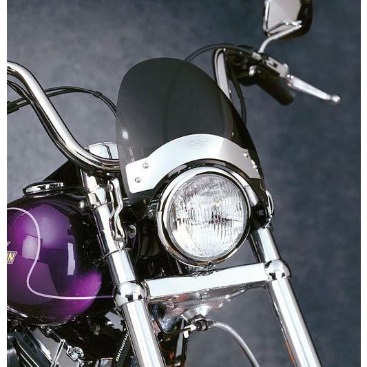 National Cycle Flyscreen ウィンドシールド ストレートブラケット ダークスモーク YAMAHA フォーク径52 ...