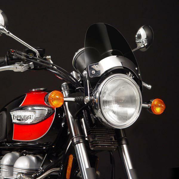 National Cycle Flyscreen ウィンドシールド ヘッドライトマウント ダークスモーク : モトパーツ バイクカスタムパーツ ...