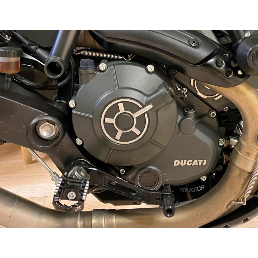 DUCATI スクランブラー （SCRAMBLER） 800 ICOMT フットレバーセット レッド CNC Racing : モトパーツ ...
