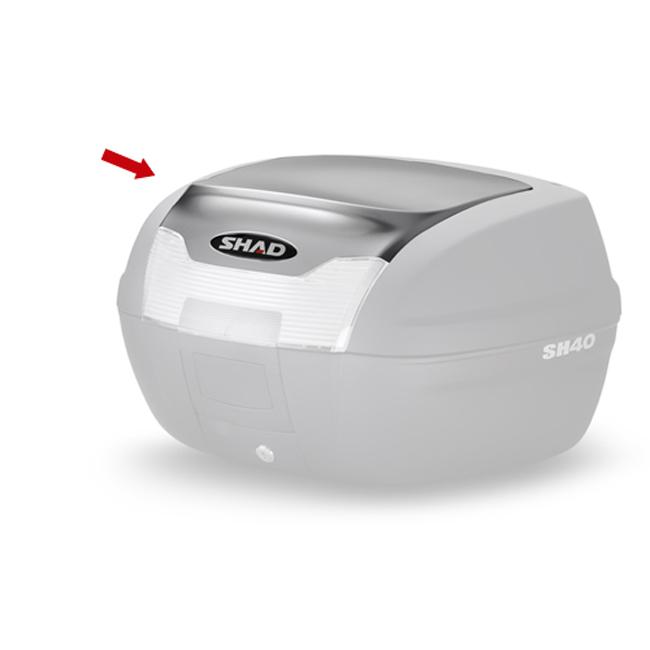 SHAD SH40 トップケース用 カラーパネル ブラックメタル/シルバー/レッド/ホワイト/ブルー : モトパーツ バイクカスタムパーツ ...