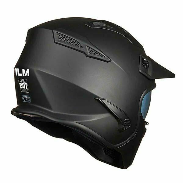 ILM ヘルメット 726Xシリーズ システムヘルメット マットブラック DOT認証 : モトパーツ バイクカスタムパーツ 専門店 - 通販 - Yahoo!ショッピング