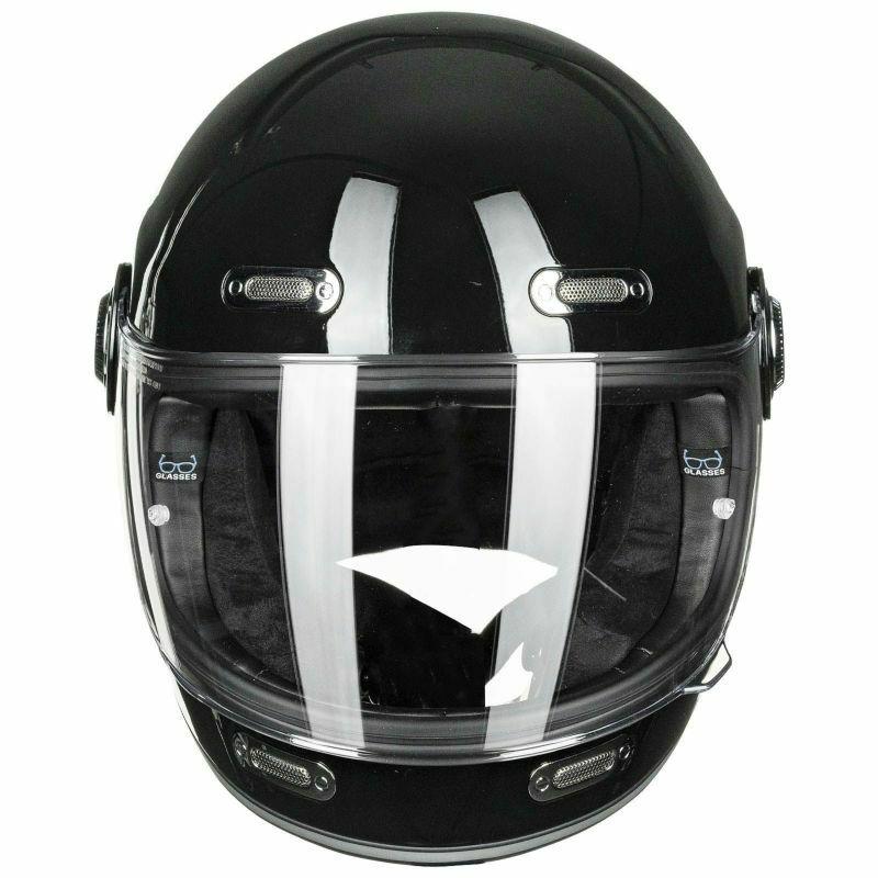 ILM フルフェイスヘルメット グロスブラック レトロ ネオクラシック "Z503" : モトパーツ バイクカスタムパーツ 専門店 - 通販 - Yahoo!ショッピング