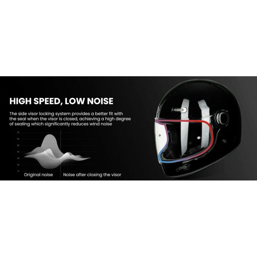 ILM フルフェイスヘルメット マットブラック レトロ ネオクラシック "Z503" : モトパーツ バイクカスタムパーツ 専門店 - 通販 - Yahoo!ショッピング