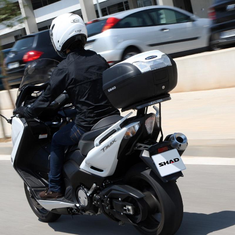 SHAD SH40 トップケース 40L (無塗装ブラック) : モトパーツ バイクカスタムパーツ 専門店 - 通販 - Yahoo!ショッピング