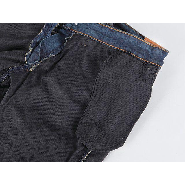 DEGNER デグナー DP-27V カップ付きデニムパンツ メンズ（ヴィンテージネイビー） サイズ S バイク : モトメガネ2号店 - 通販 - Yahoo!ショッピング