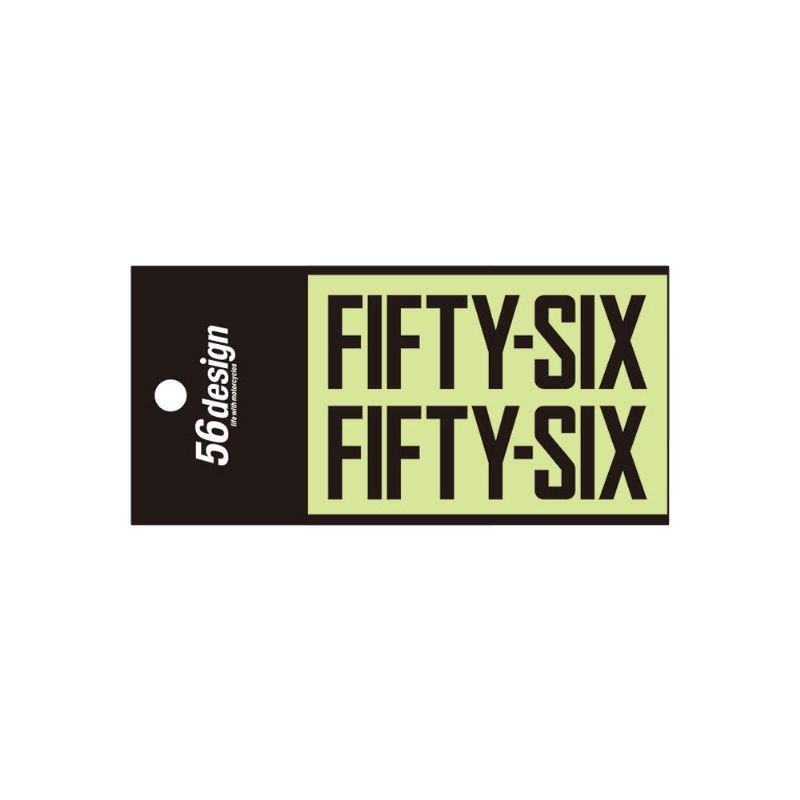 56デザイン ステッカー フィフティシックス ステッカー（80） バイク 雑貨 56design FIFTY-SIX STICKER（80 ...