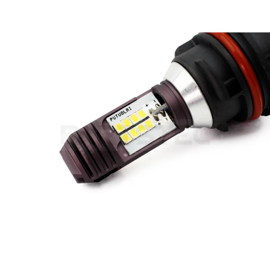 ホンダ バイク PH11 LED ヘッドライト バルブ Hi/Low 切替 1個 6000k ホワイト AC/DC 9-18V 20W 40W 3200lm スペイシー100 JF13/146 ...