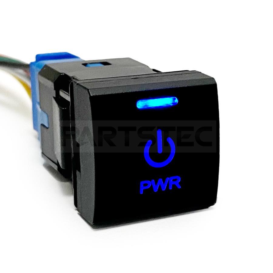 アクア MXPK10 MXPK11 MXPK15 MXPK16 対応 LED スイッチ トヨタ タイプD スイッチホールパネル 埋込 青 ブルー オリジナル /147-45 : MOTOR ...