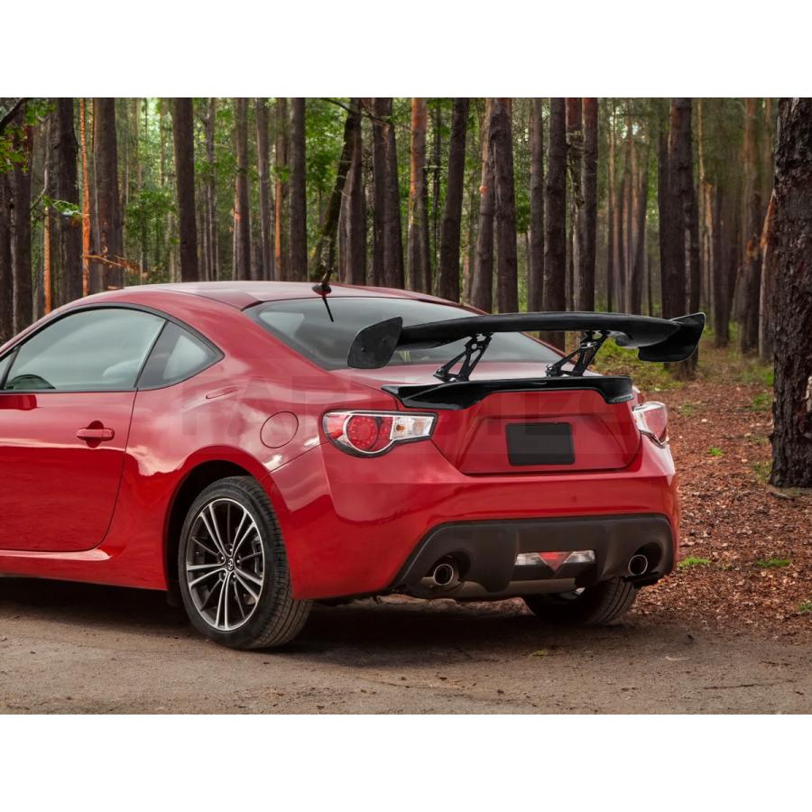 86 GTウイング 1450mm カーボン柄 トヨタ GR86 スバル BRZ ZN8 ZD8 リア ウイング スポイラー 外装 エアロ ZN6 ZC6 TRD STI / 156-141 ...