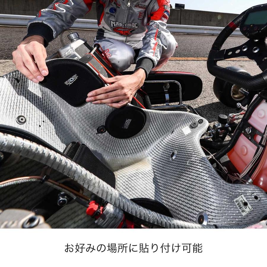 EXGEL シートパッド17ローバックタイプ カート用シートパッド : akk17-bk : Motostars - 通販 - Yahoo!ショッピング