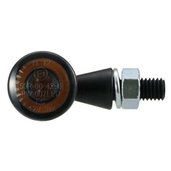 DAYTONA（バイク用品） デイトナ 15287 HIGHSIDER LEDウィンカー アポロ・ブレット マットブラック : 二輪用品店 ...