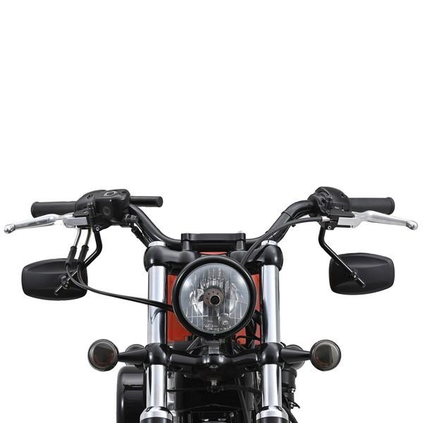 DAYTONA（バイク用品） デイトナ 16892 ハイビジミラー PARALLEL for H-D ブラック : 二輪用品店 ...