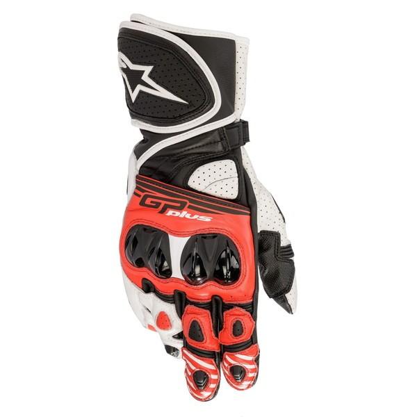 アルパインスターズ GP PLUS R V2 GLOVE（1304 BLACK WHITE BRIGHT RED） レーシンググローブ ...