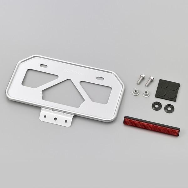 デイトナ 17663 バイク用 軽量ナンバープレートホルダー リフレクター付き クリアー Mサイズ(原付用山型) :17663:二輪用品店 ...