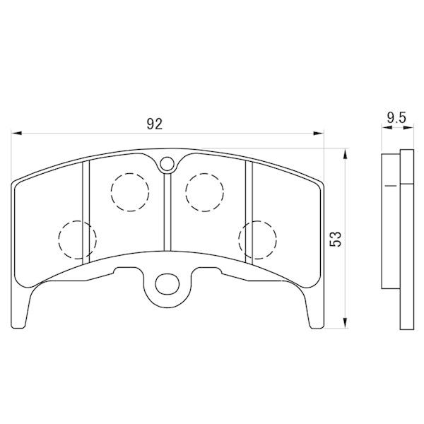DAYTONA（バイク用品） デイトナ 19996 バイク用 ブレーキパッド 赤パッド CBX400Fなど フロント/リア兼用 : 二輪用品店 ...