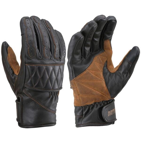 DAYTONA（バイク用品） デイトナ 22210 バイク用 グローブ XLサイズ ゴートスキン 防水 秋冬 本革 AWカフェレーサーグローブ HBG-059 ブラウン : 二輪用品店 ...