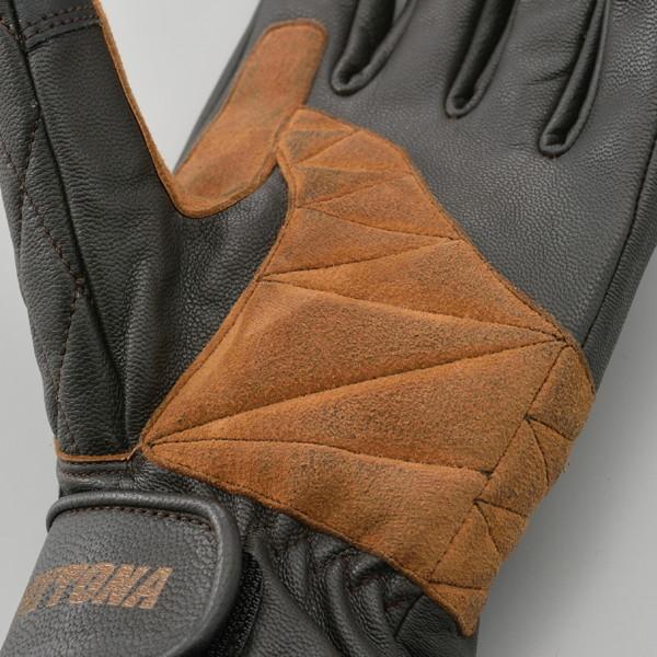 DAYTONA（バイク用品） デイトナ 22210 バイク用 グローブ XLサイズ ゴートスキン 防水 秋冬 本革 AWカフェレーサーグローブ HBG-059 ブラウン : 二輪用品店 ...