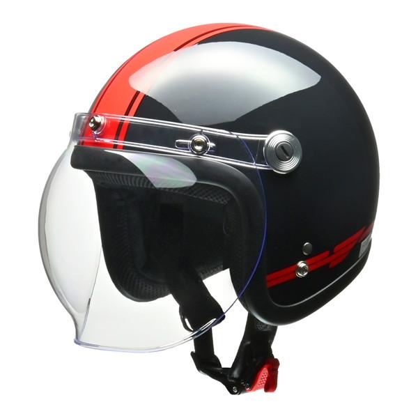 リード工業 x 山城 BC-10 バイク用 ジェット ヘルメット BARTON BLACK/RED フリー : 二輪用品店 MOTOSTYLE - 通販 - Yahoo!ショッピング
