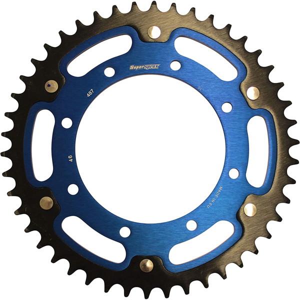 スーパースプロックス(Supersprox) バイク用 ドリブン スプロケット リア ステルス(STEALTH) アルミ&スチール 46T ...