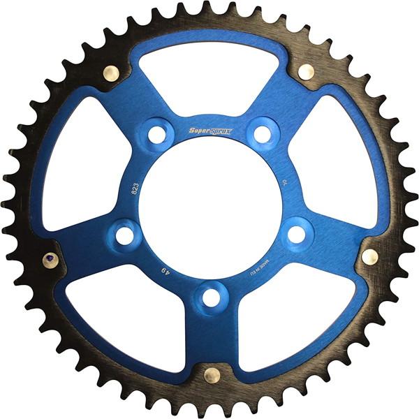 スーパースプロックス(Supersprox) バイク用 ドリブン スプロケット リア ステルス(STEALTH) アルミ&スチール 49T ...