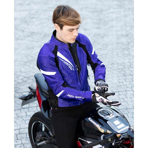 elf エルフ（elf） EJ-S113 スフィーダ ジャケット Blue 春夏モデル : 二輪用品店 MOTOSTYLE - 通販 - Yahoo!ショッピング