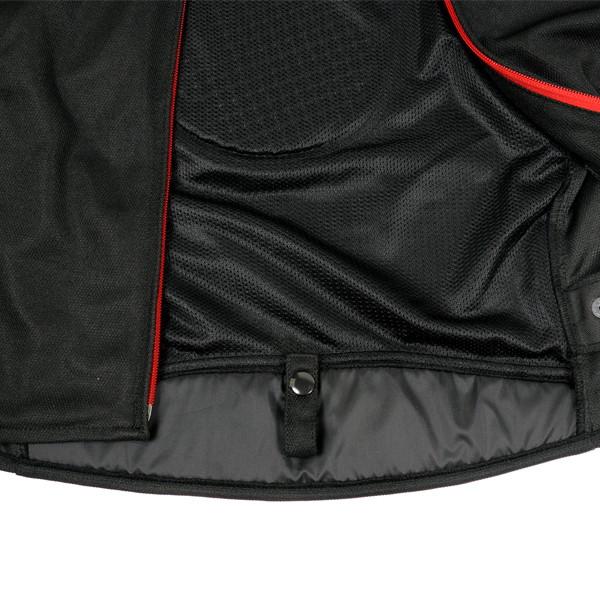 elf エルフ（elf） EJ-S116 フレッドメッシュジャケット Black/Red 春夏モデル : 二輪用品店 MOTOSTYLE - 通販 - Yahoo!ショッピング