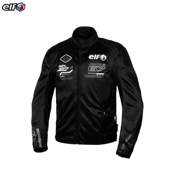 elf エルフ（ELF） EJ-S121 エオリアメッシュジャケット Black&White 【2025春夏モデル】 : 二輪用品店 MOTOSTYLE - 通販 - Yahoo!ショッピング