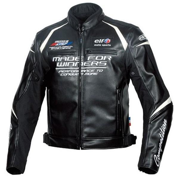 エルフ EL-9243 Evoluzione PUレザージャケット（ブラック） : 二輪用品店 MOTOSTYLE - 通販 - Yahoo!ショッピング