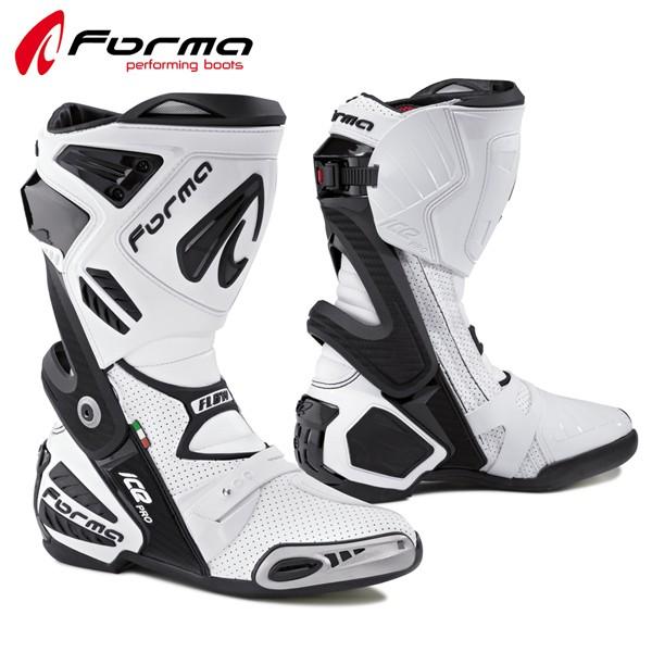 FORMA（フォーマ） ON ICE PRO FLOW レーシングブーツ アイス プロ フロー（ホワイト） : 二輪用品店 MOTOSTYLE ...