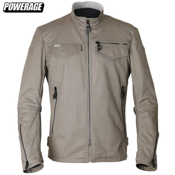 POWERAGE POWERAGE(パワーエイジ) PJ-23102 コットンライダース カーキブラウン : 二輪用品店 MOTOSTYLE ...