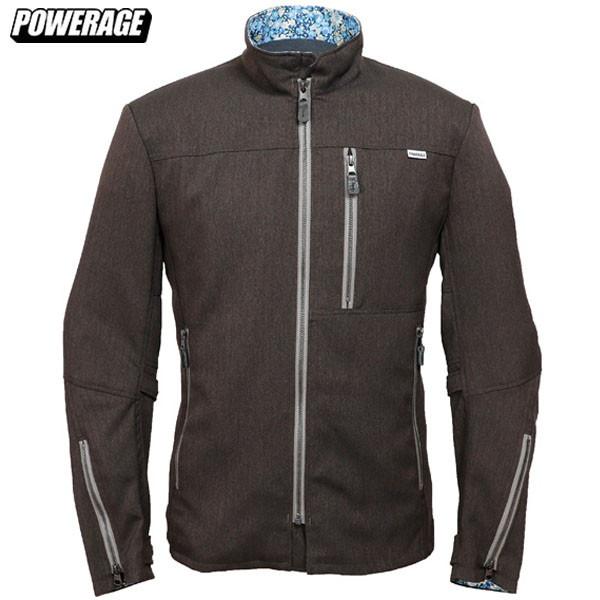 POWERAGE POWERAGE(パワーエイジ) PJ-23108 アーバンサマーライダース ヘリンボーンブラウン : 二輪用品店 ...