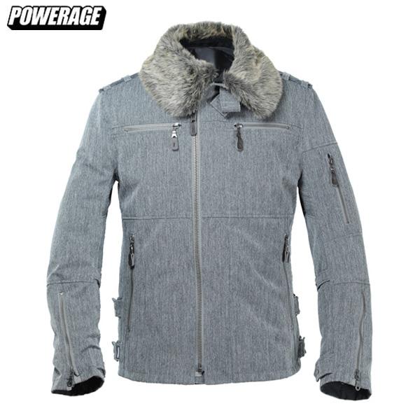 POWERAGE POWERAGE(パワーエイジ) PJ-24201 FURライダース ヘリンボーングレー : 二輪用品店 MOTOSTYLE ...