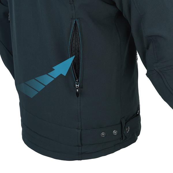 ラフ＆ロード RR7253 エアスルーソフトシェル ストレッチ ライディング ZIP ジャケット EM ブラック : 二輪用品店 MOTOSTYLE - 通販 - Yahoo!ショッピング