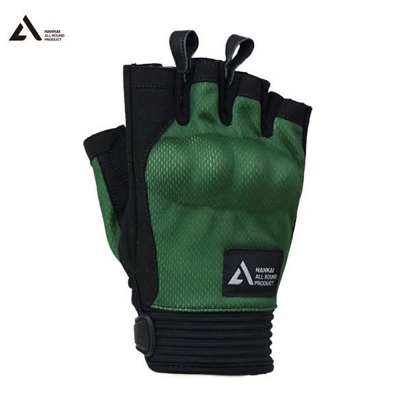 NANKAI NANKAI(ナンカイ) SDG-7070 ハーフフィンガーグローブ カーキ : 二輪用品店 MOTOSTYLE - 通販 - Yahoo!ショッピング